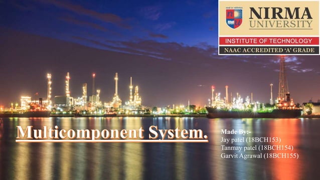 Multicomponent system | PPTX