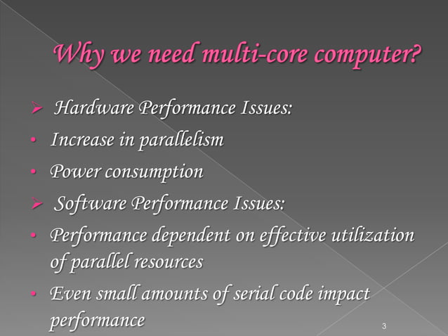 Multi core processor | PPTX