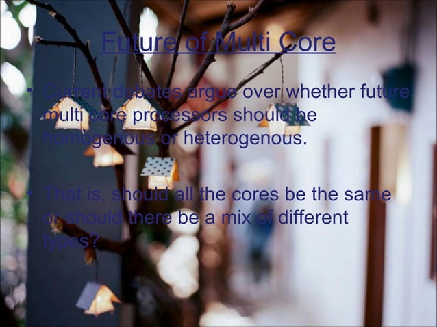 Multi core processors | PPT