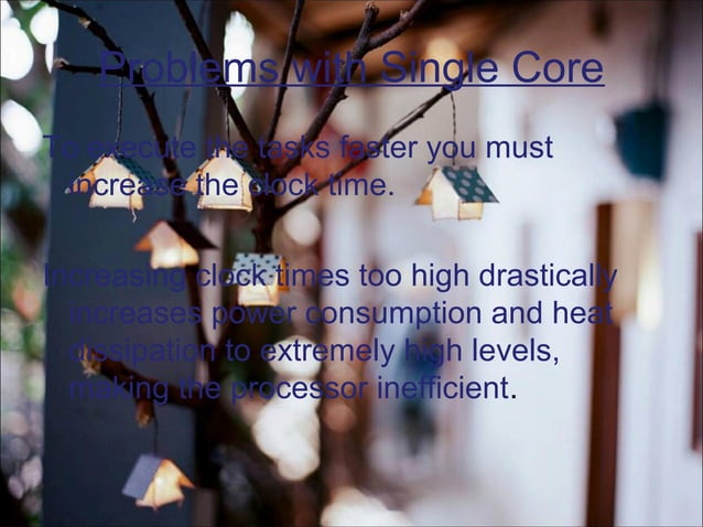 Multi core processors | PPT