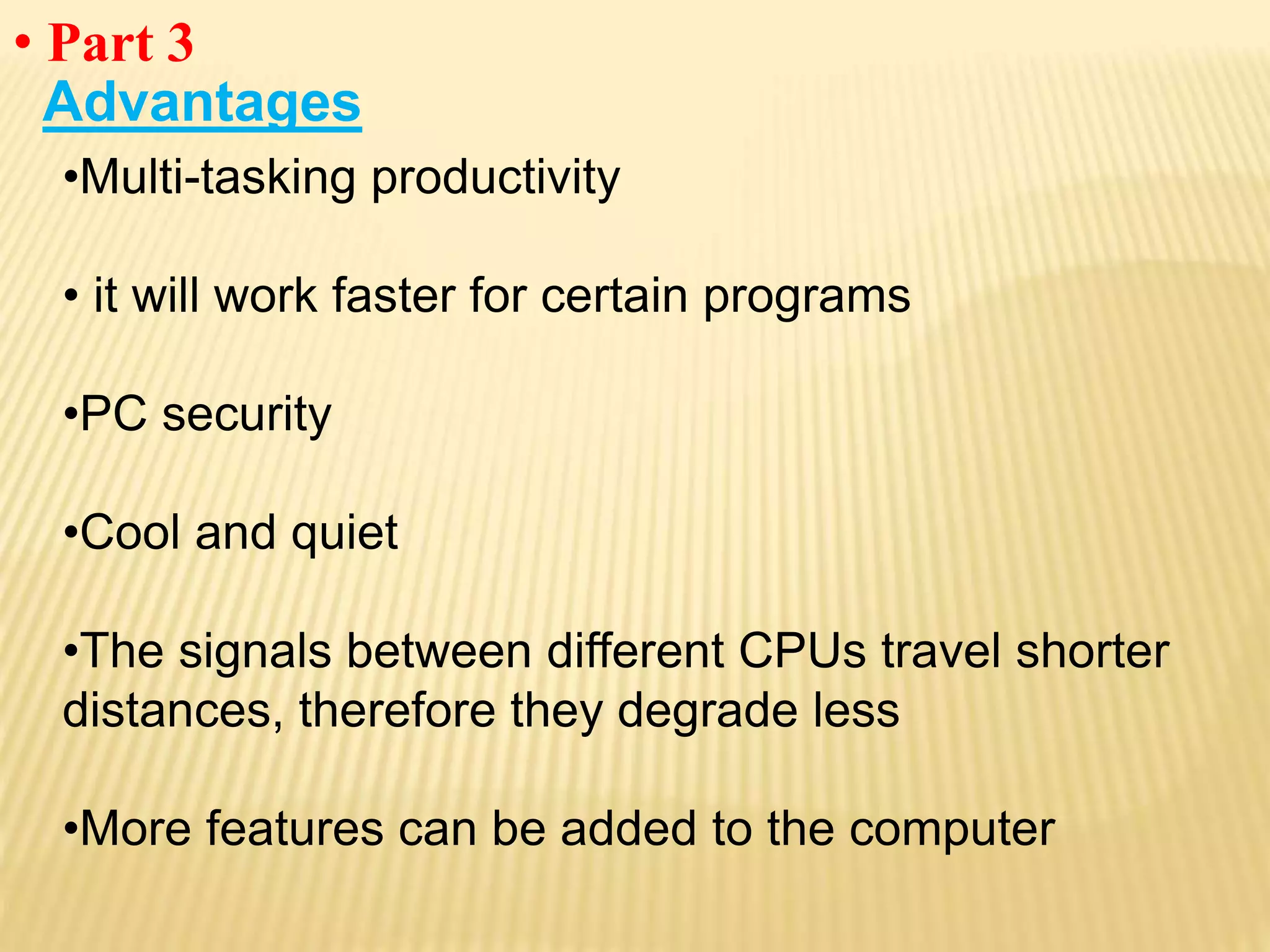 Multicore Processor Technology | PPTX