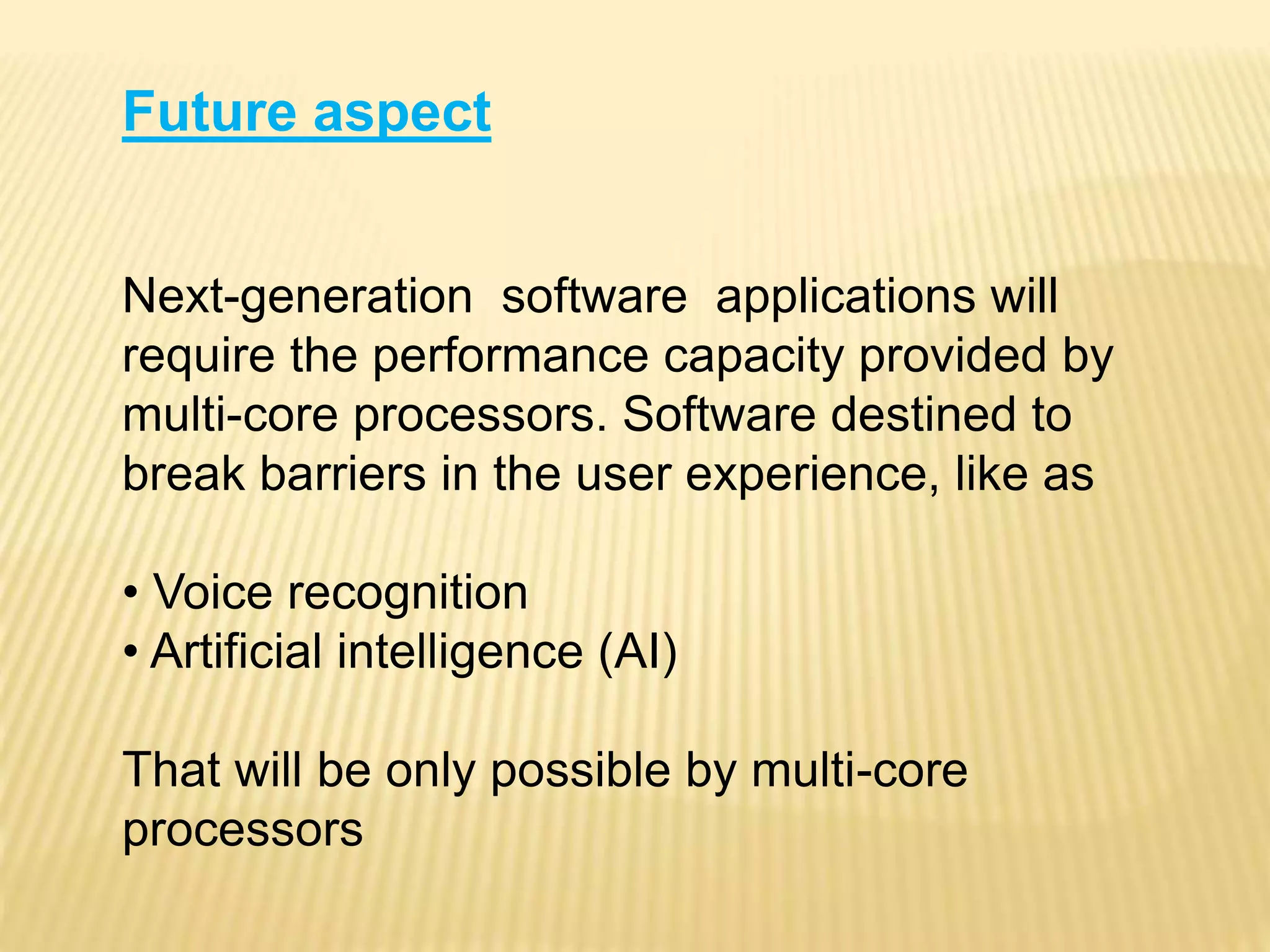 Multicore Processor Technology | PPTX