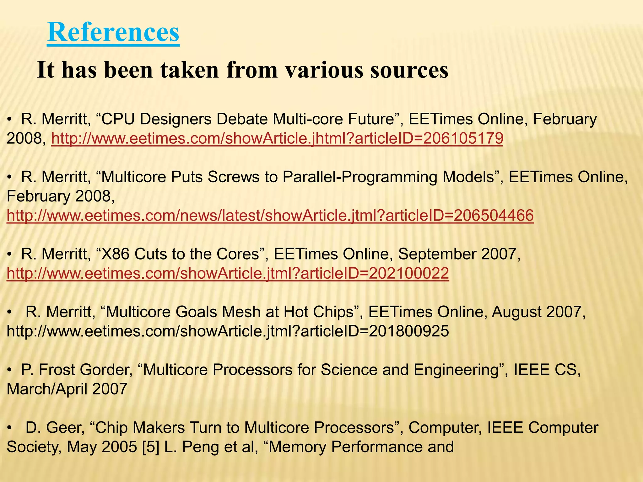 Multicore Processor Technology | PPTX