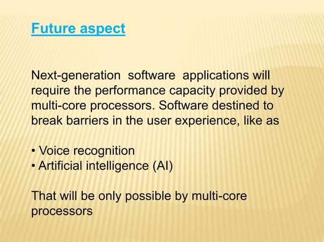 Multicore Processor Technology | PPTX
