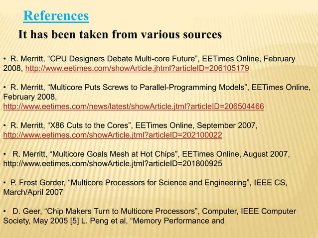 Multicore Processor Technology | PPTX