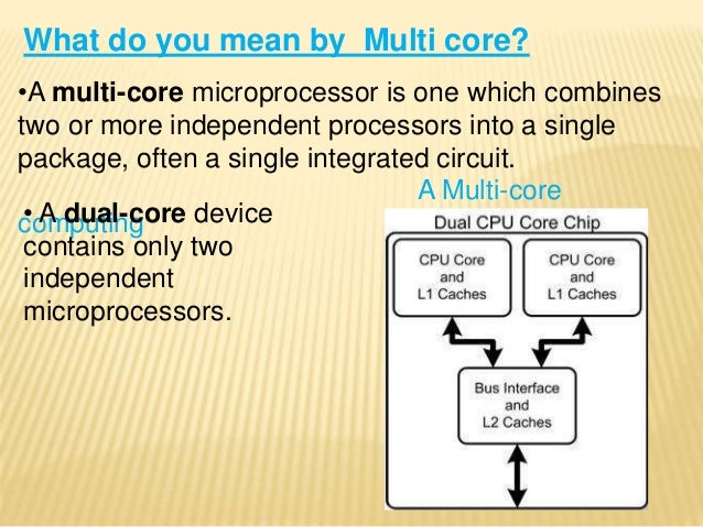Multicore Processor Technology