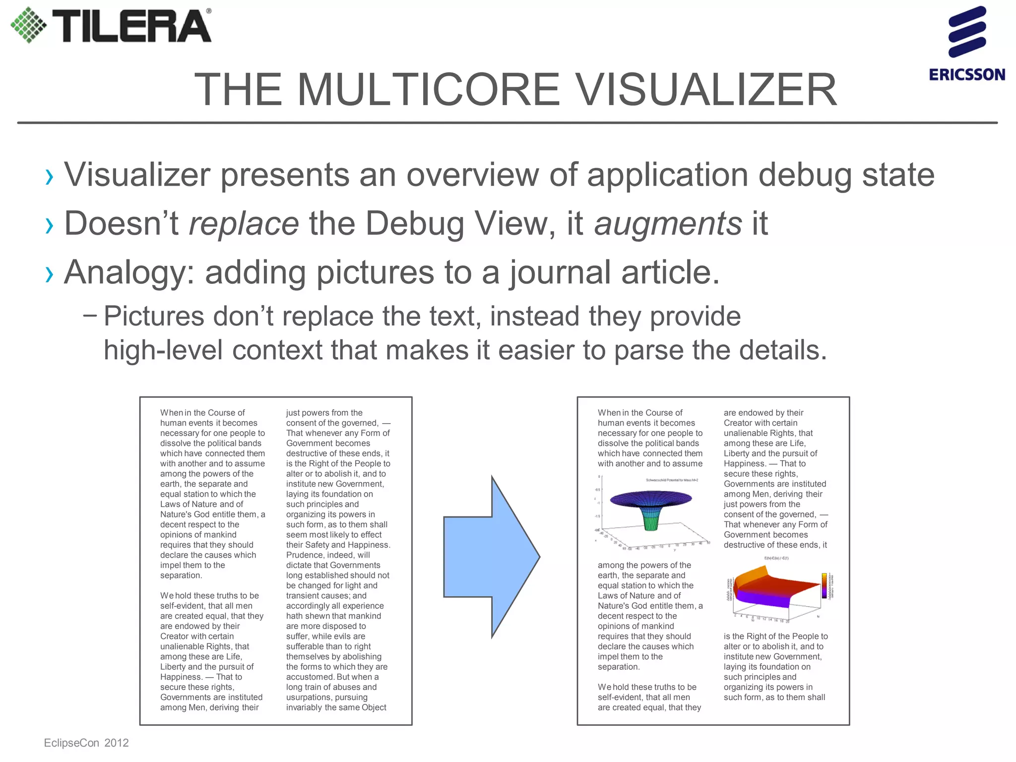 Seeing is Understanding: Debugging with the Multicore Visualizer | PDF