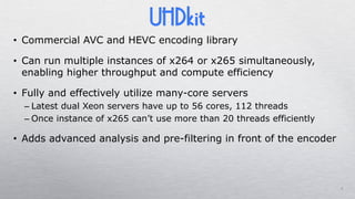 Multicore ware applications of machine learning for video encoding | PPT