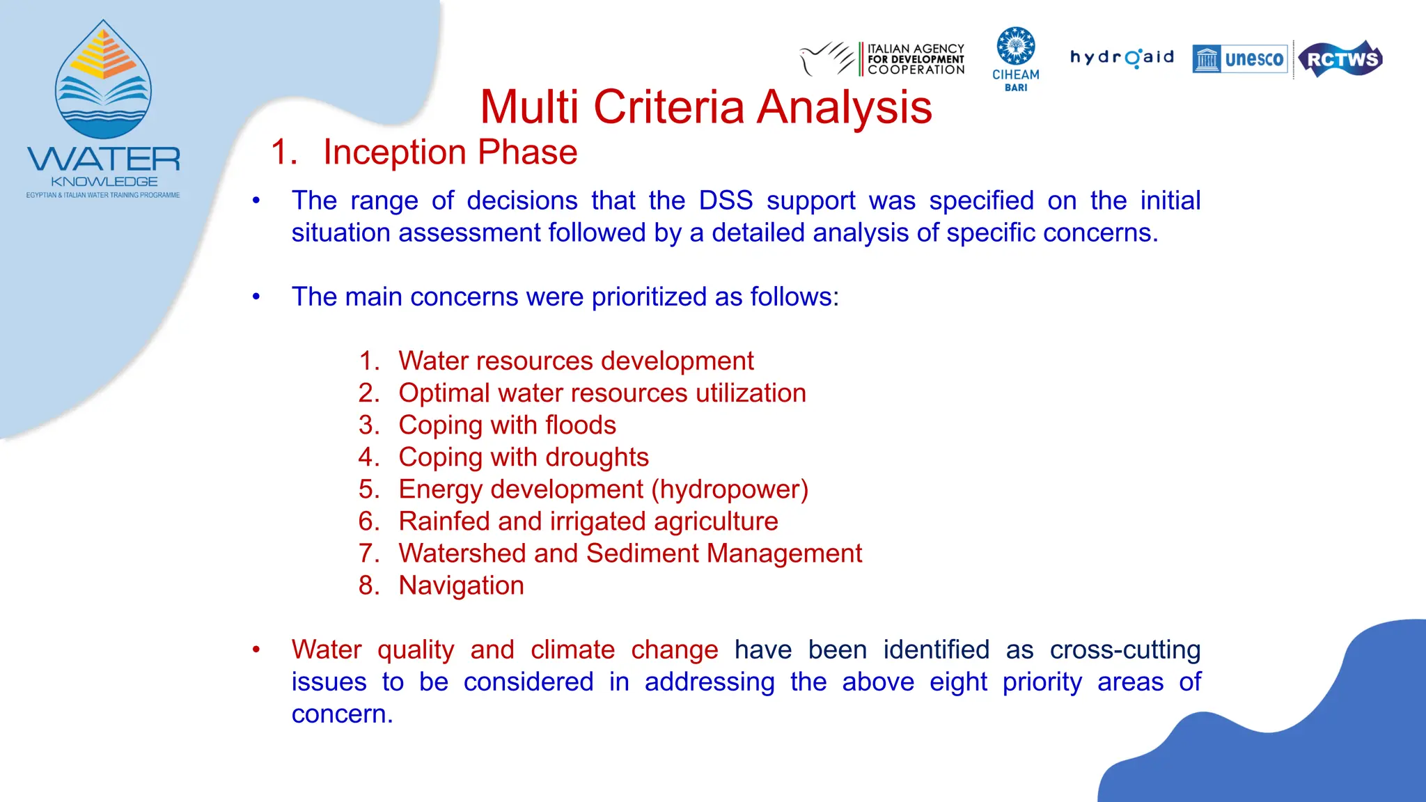 Multi Criteria Analysis Water Resources Management Pdf