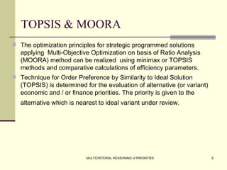 Multicriterial Priorities | PPT