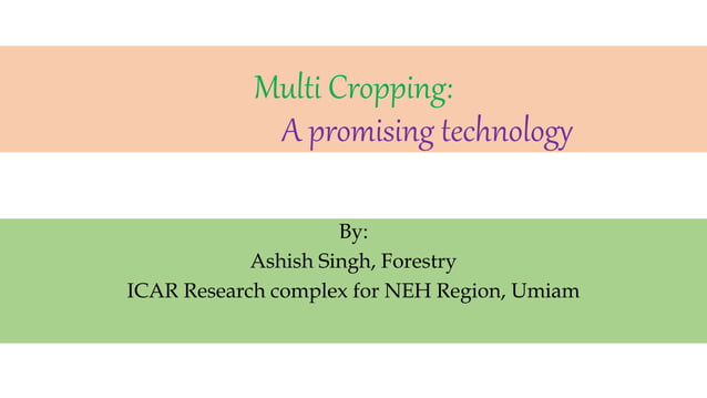 Multi cropping.pptx | Agriculture | Industries