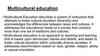 Multicultual education | PPT