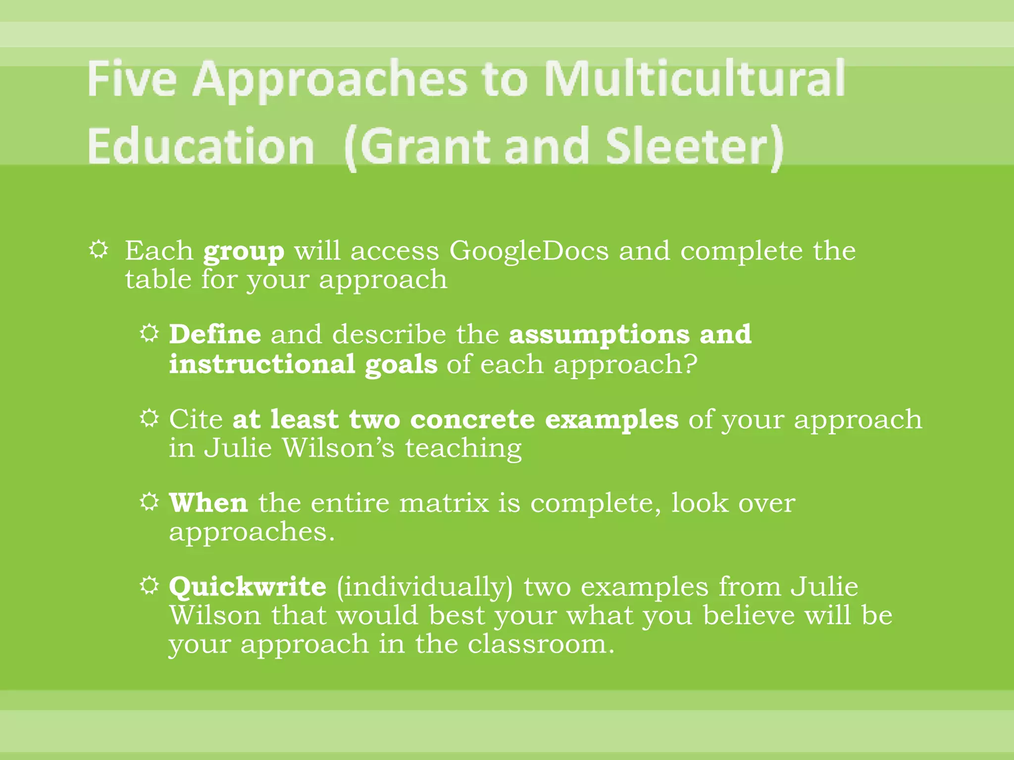 Multicultural Education | PPT
