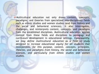 Multicultural education | PPTX