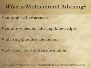Multicultural Advising Presentation | PPTX