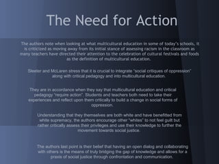 Multicultural and anti racist curriculum | PPT