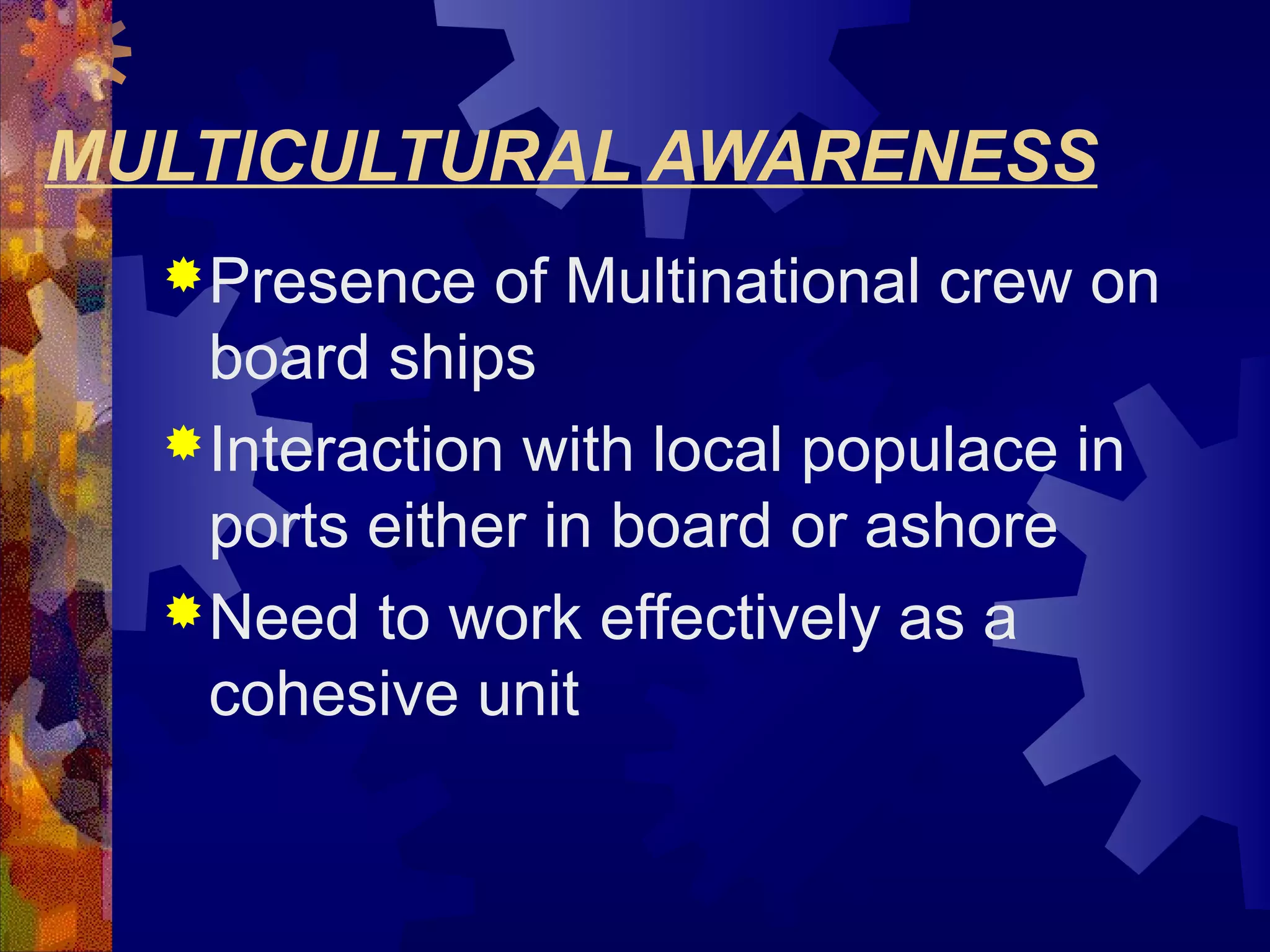 Multicultural awareness n leadership | PPT