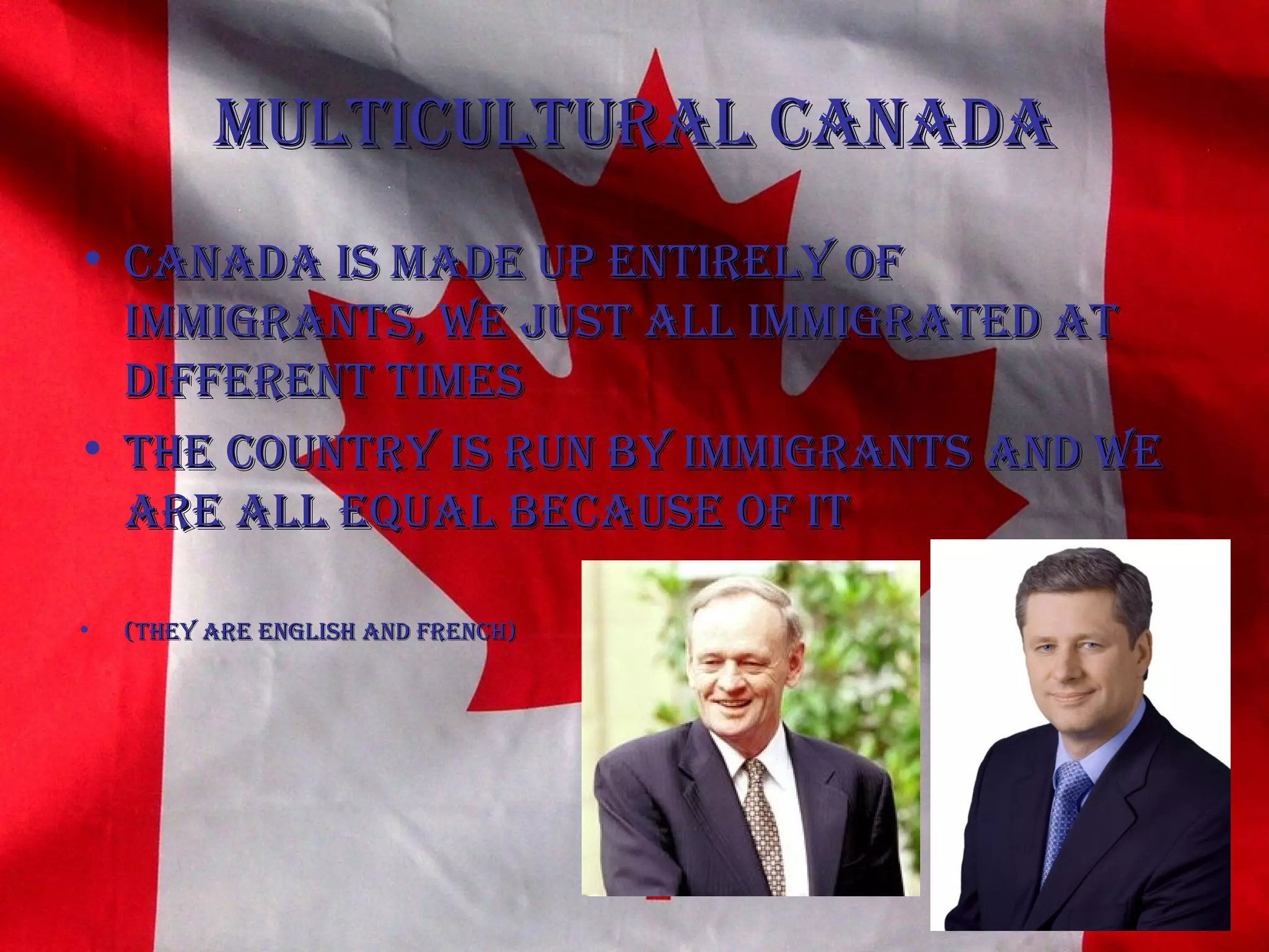 Multicultural Canada | PPT