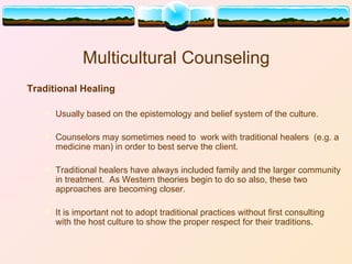 Multicultural counseling | PPT