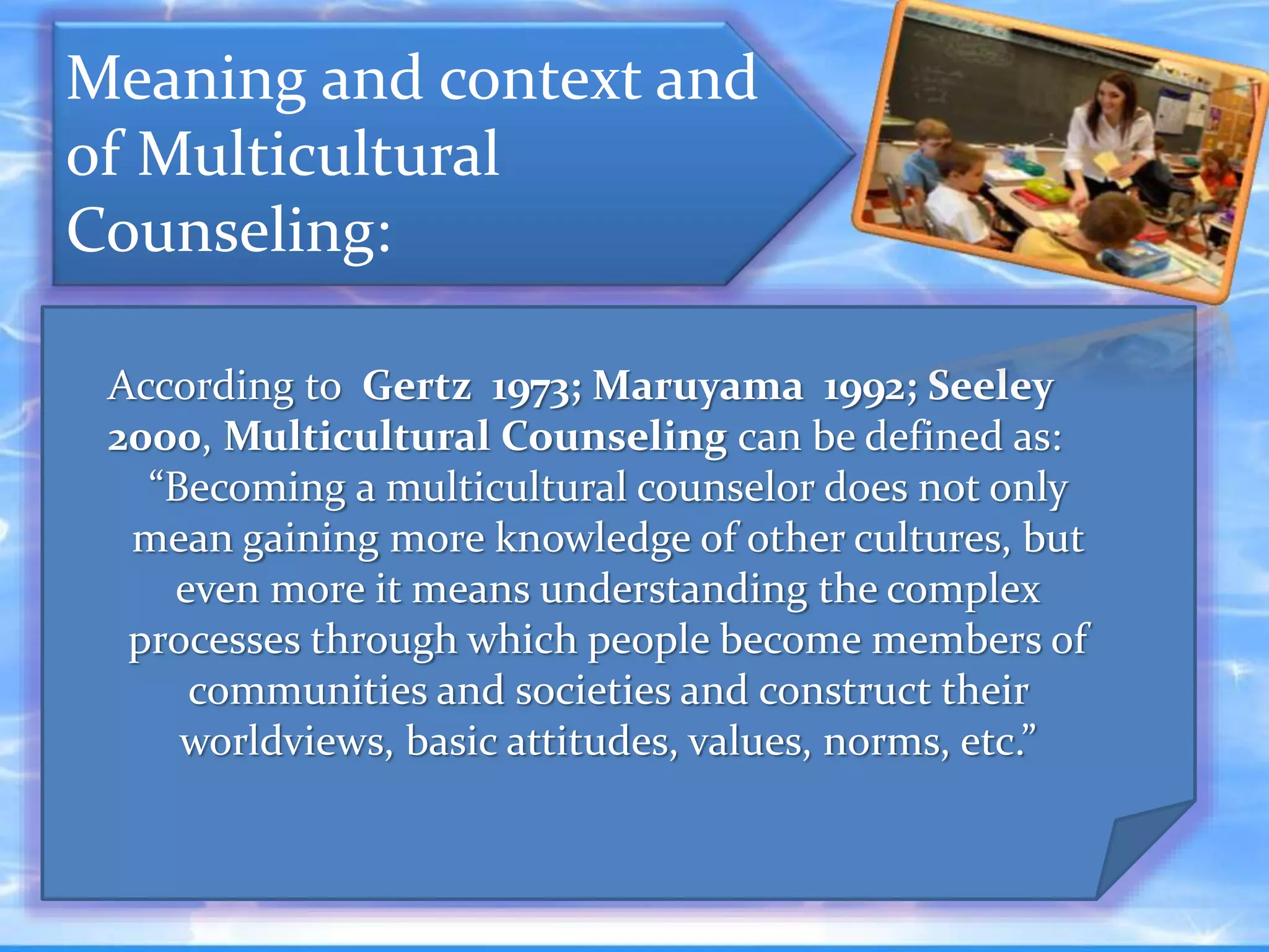 Multicultural counseling.. | PPTX