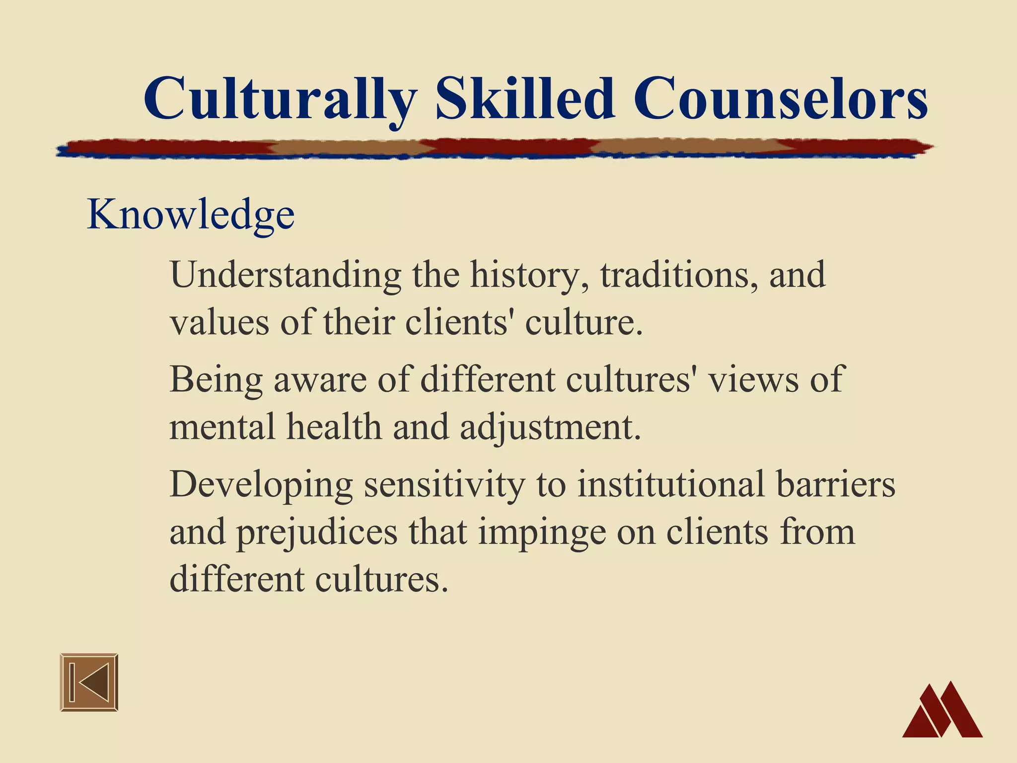 Multicultural counseling (1) | PPT