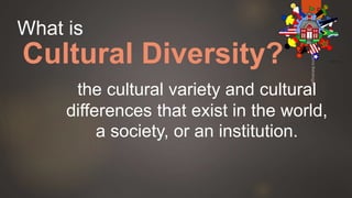 Multicultural Diversity in Education | PPTX