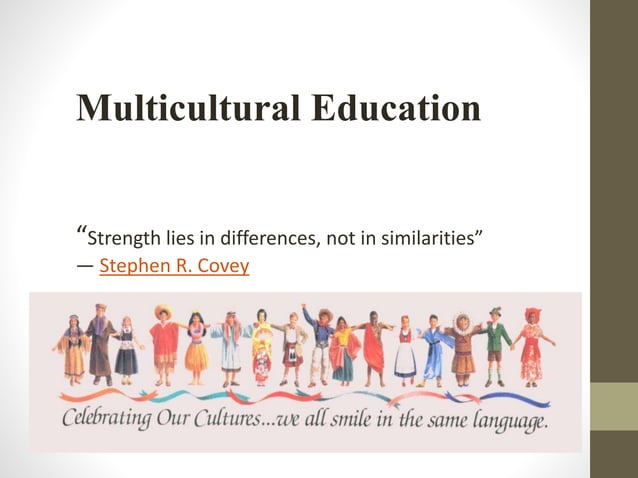 Multicultural education | PPTX