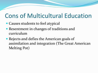 Multicultural education | PPTX