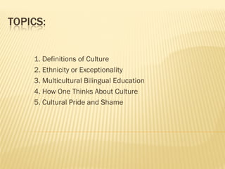 Multicultural educational perspectives | PDF