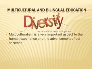 Multicultural educational perspectives | PDF