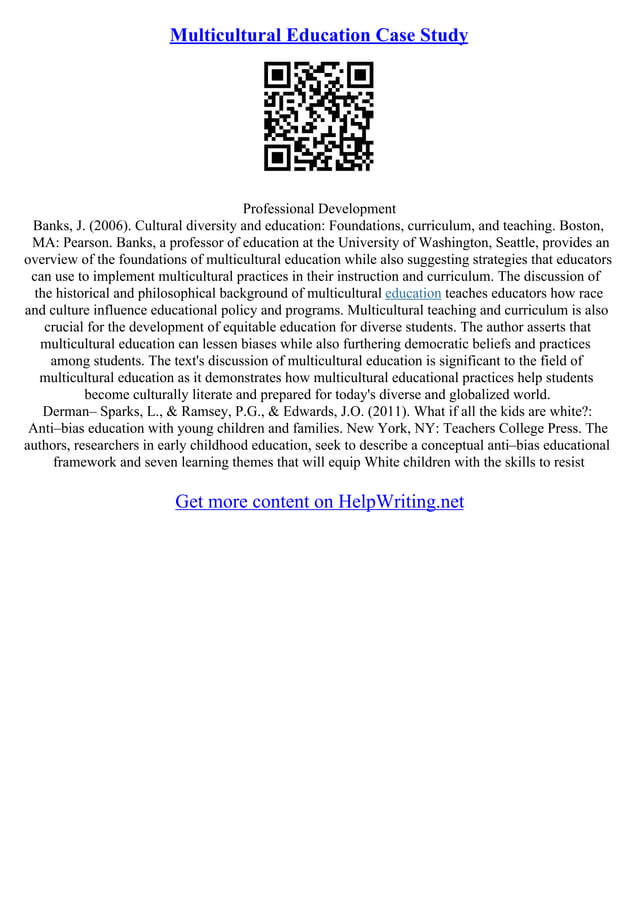 Multicultural Education Essay | PDF | Debated Sensitive Social Issues ...
