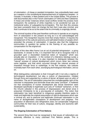 Colonial Legacies: Indigeneity in a Multicultural World | PDF