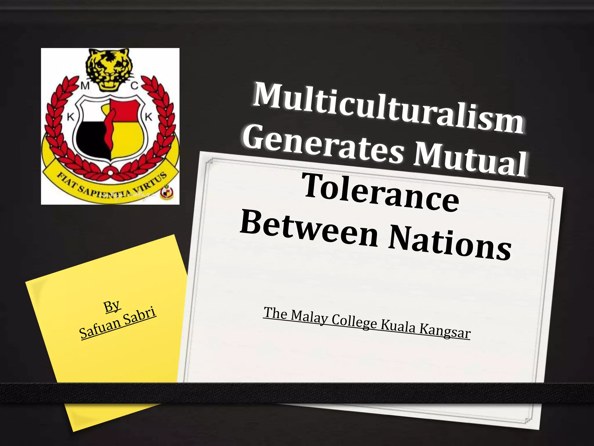 Multiculturalism | PPTX