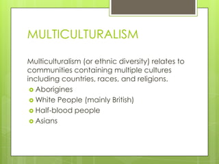 Multiculturalism | PPTX