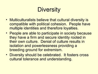 Multiculturalism | PPT