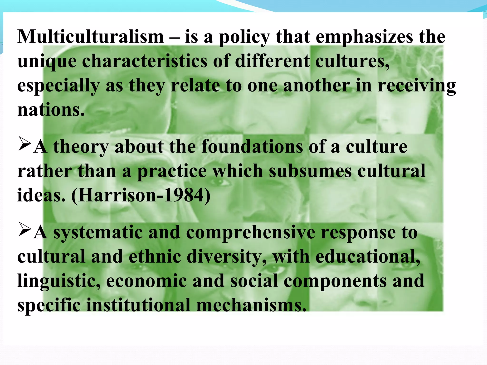 Multiculturalism | PPT