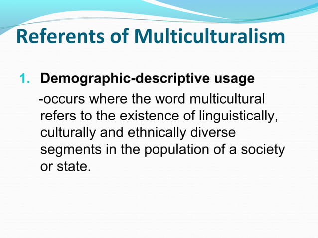 Multiculturalism | PPT