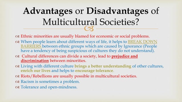 Multiculturalism in the UK and the USA. PPP | PPT