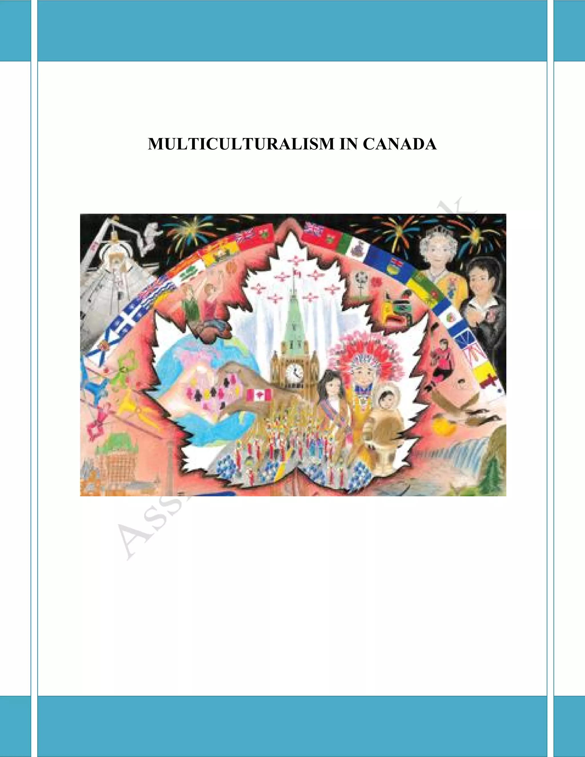 Multiculturalism in Canada Assignment Sample | PDF