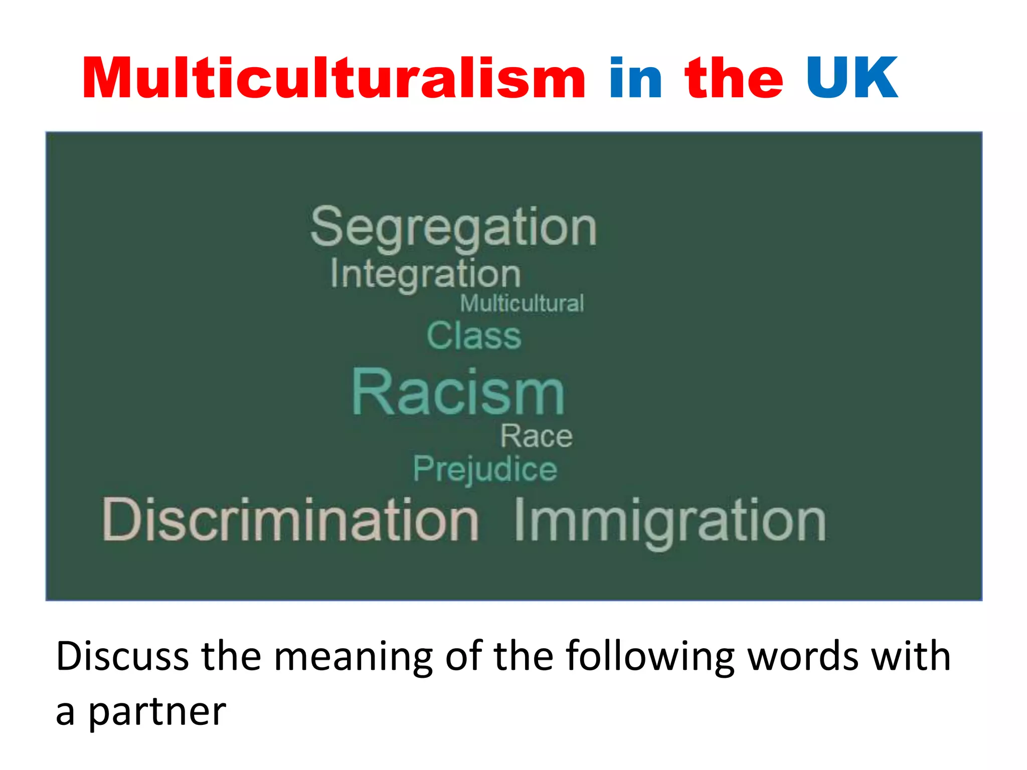 Multiculturalism in the uk | PPTX