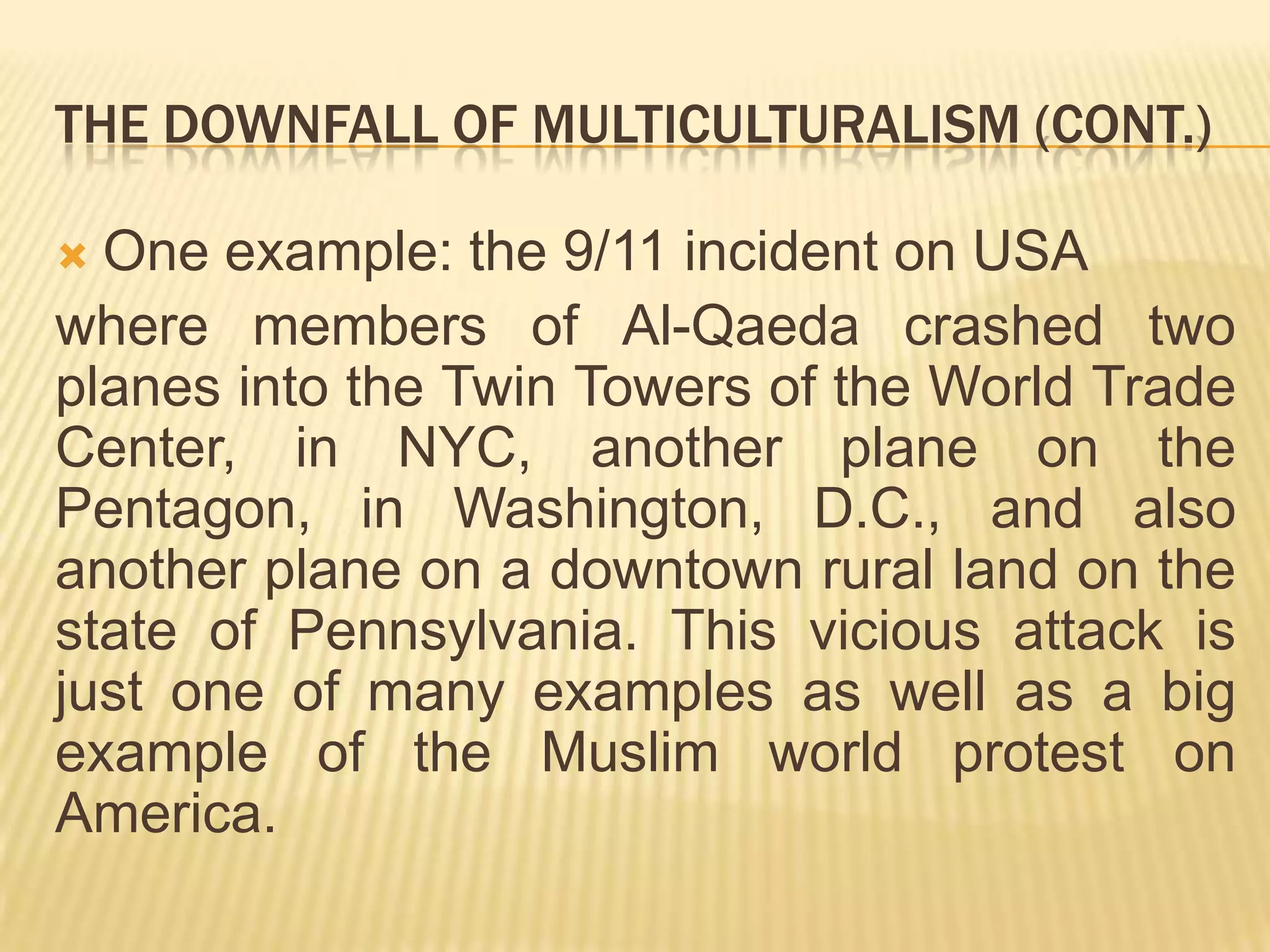 Multiculturalism English Assessment | PPT