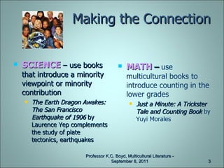 Multicultural Literature Making the Connections | PPT | Books and ...