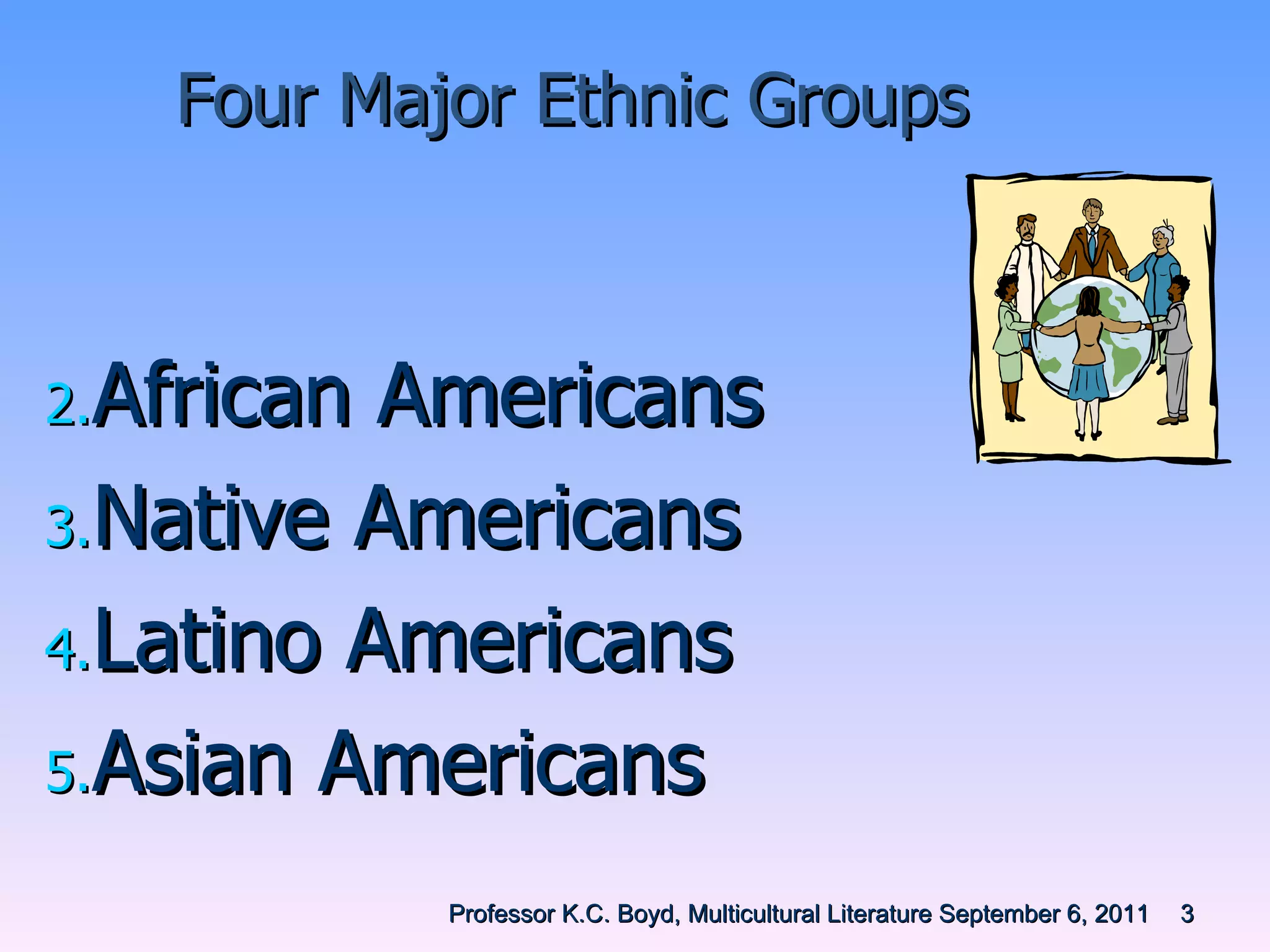 Multicultural Literature: Overview and Assignment | PPT