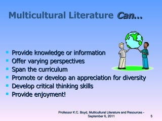 Multicultural Literature: Overview and Assignment | PPT