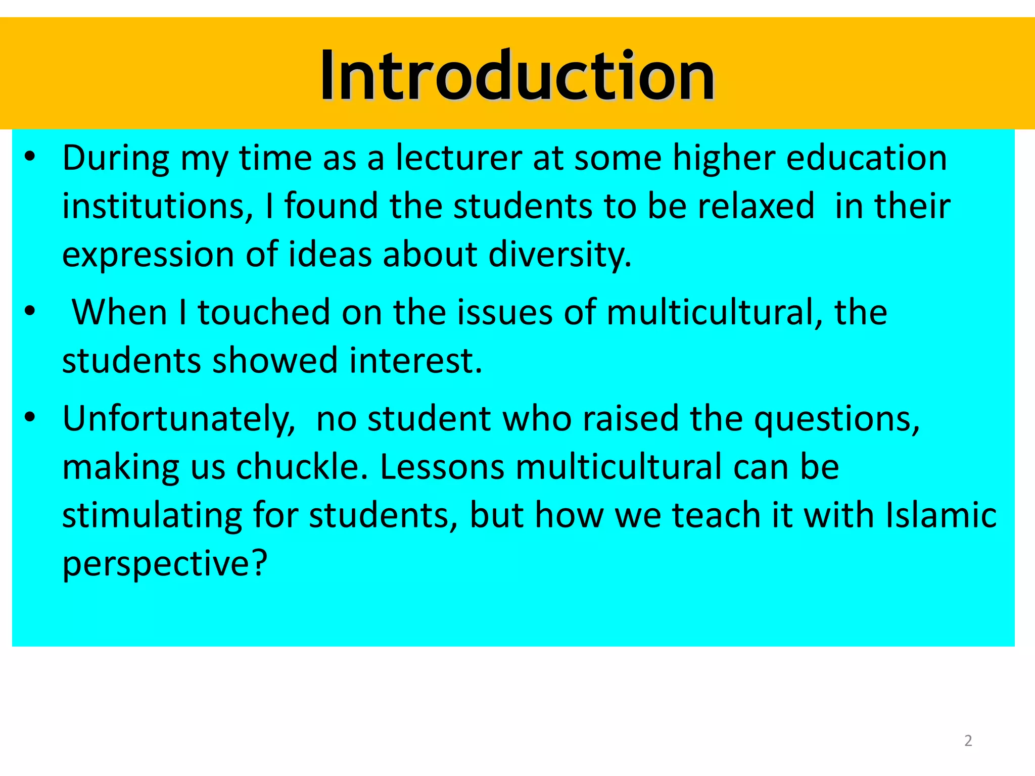 Multicultural perspective nafan | PPT