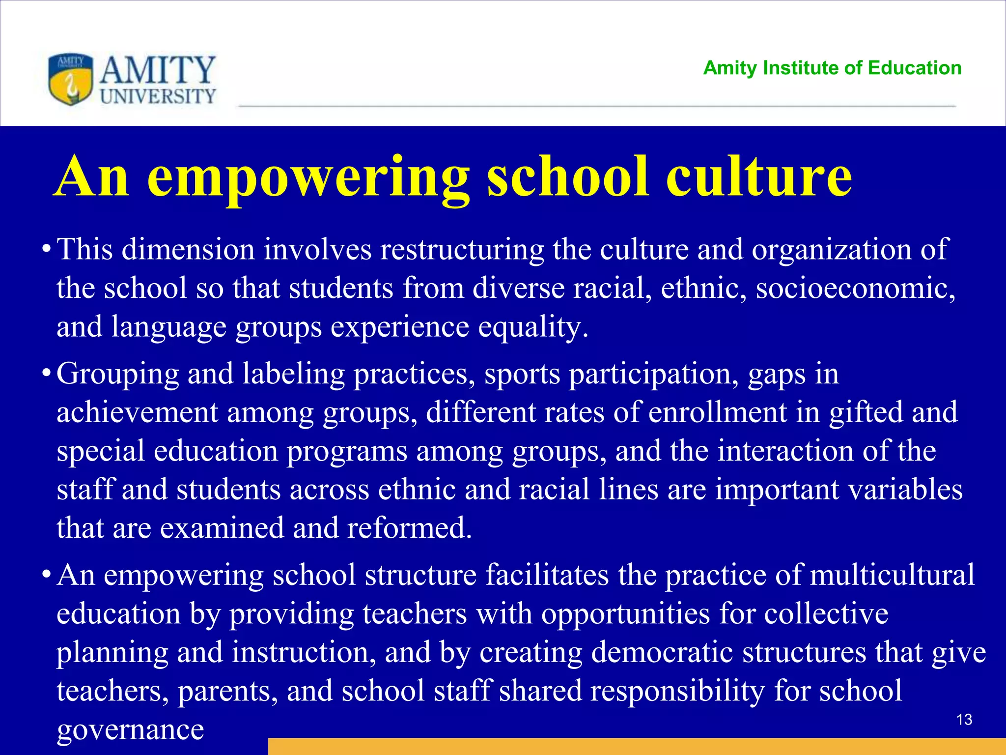 Multicultural Education PPT | PPTX