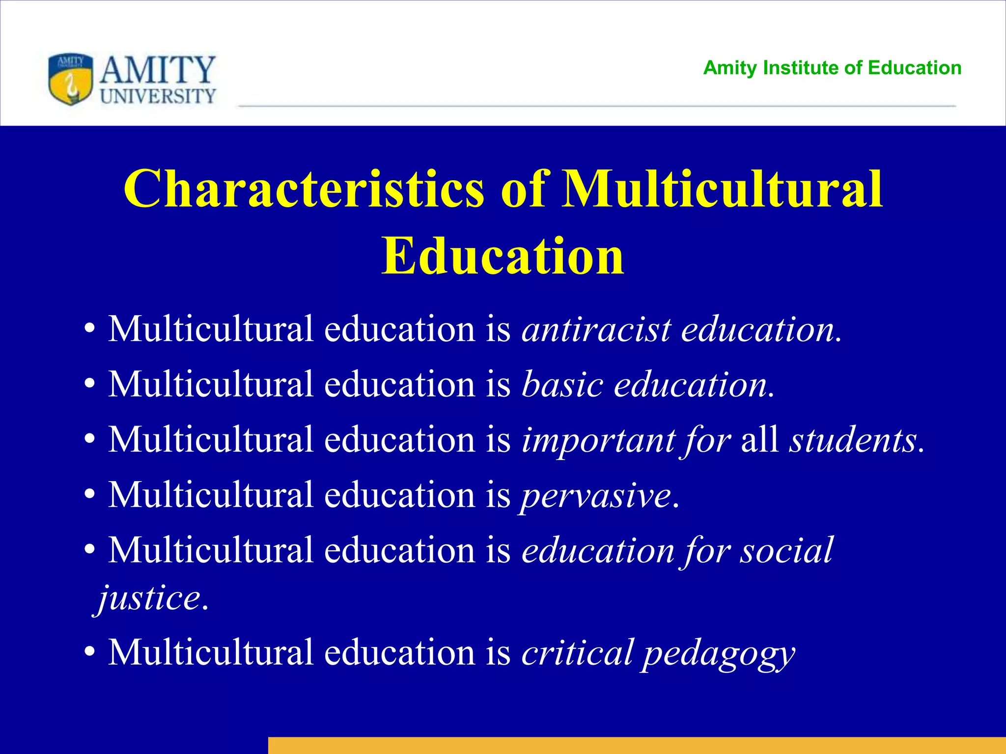 Multicultural Education PPT | PPTX