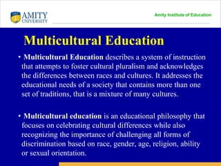 Multicultural Education PPT | PPTX