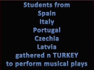 Multicultural theatres | PPT