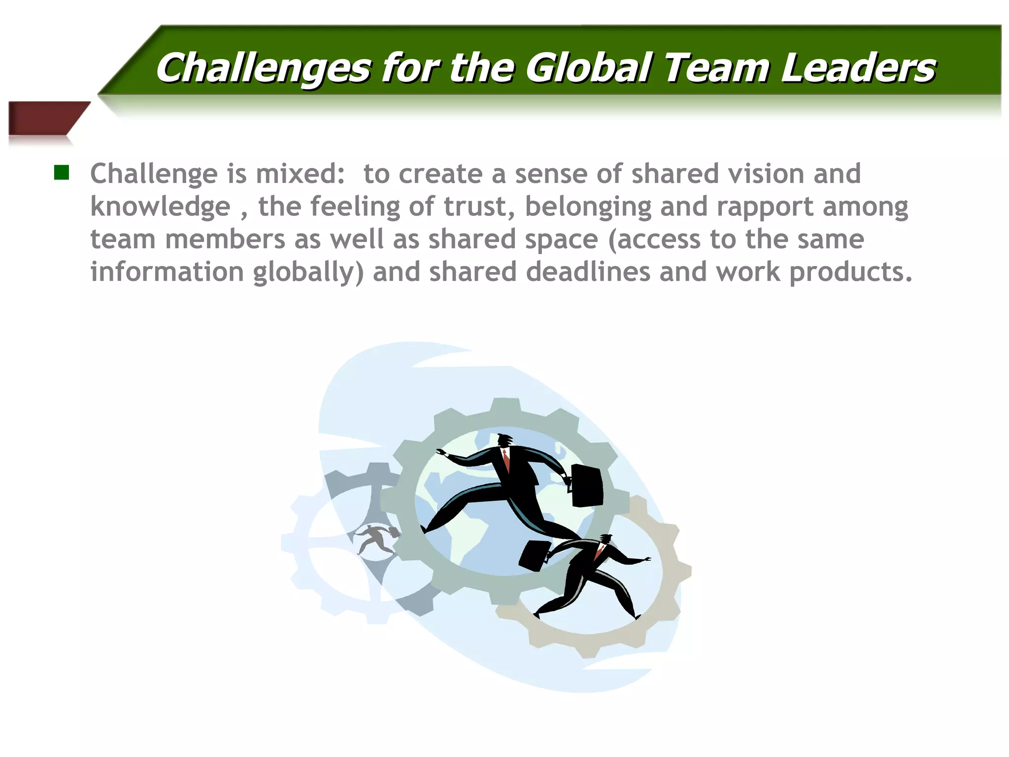 Multicultural work teams haley- final | PPT